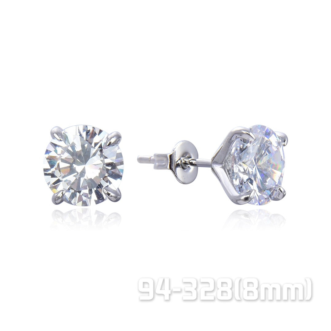 Crystal stud earrings store